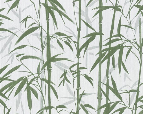 MICHALSKY LIVING Wallpaper «Floral, Cream, Green» 379893