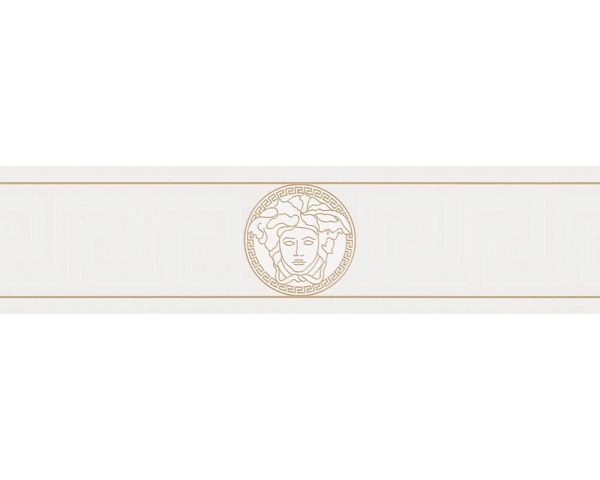 Versace Home Border «Baroque, Gold, Metallic, White» 935223