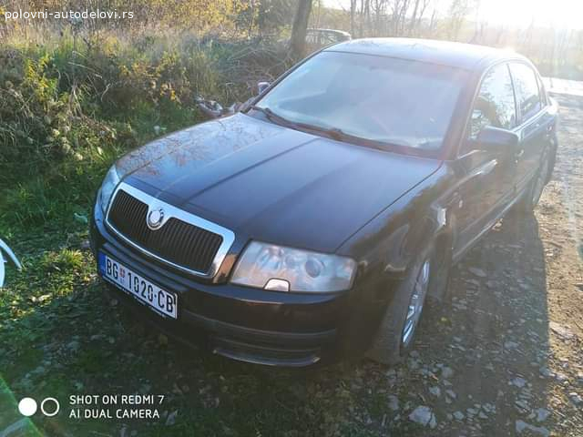 SKODA SUPERB 1 HAUBE VRATA GEPEK BRANICI