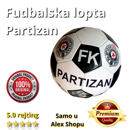 Kožna Fudbalska lopta Partizan
