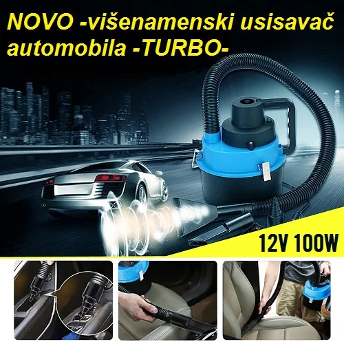 NOVO višenamenski usisivač automobila TURBO