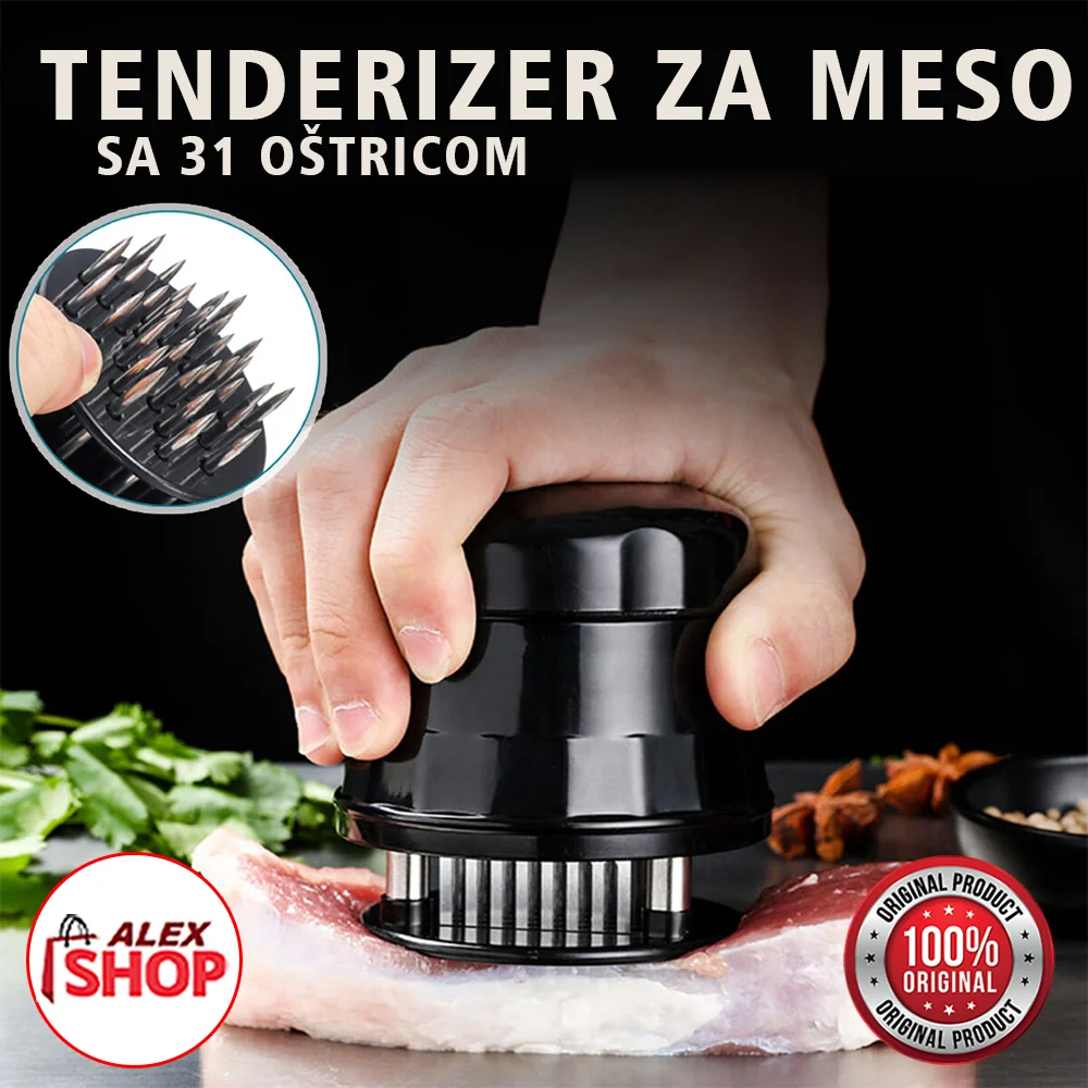 Tenderizer za meso – čekić sa bodljama za omekšavanje mesa