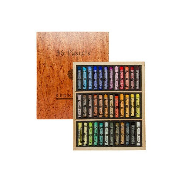 Sennelier Artist Soft Pastel wooden starter set 36 colours