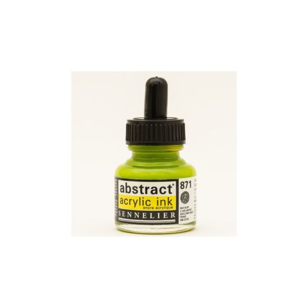Sennelier Abstract Abstract Acrylic Ink 30ml-1fl oz Bright Yellow Green