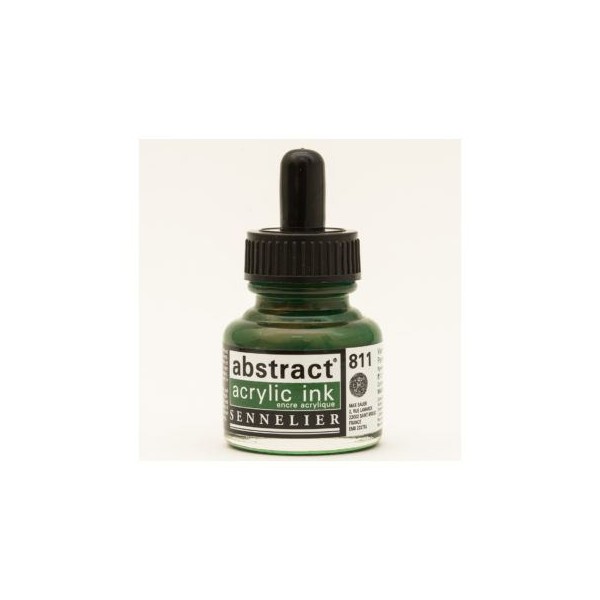 Sennelier Abstract Abstract Acrylic Ink 30ml-1fl oz Permanent Green Light