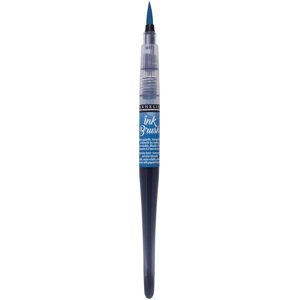 Sennelier Ink Brush synthetic Ultramarine Blue