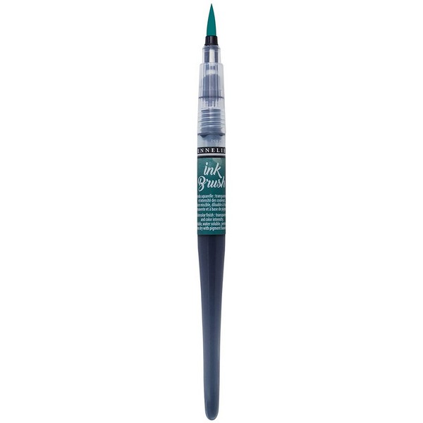 Sennelier Ink Brush synthetic Intense Green