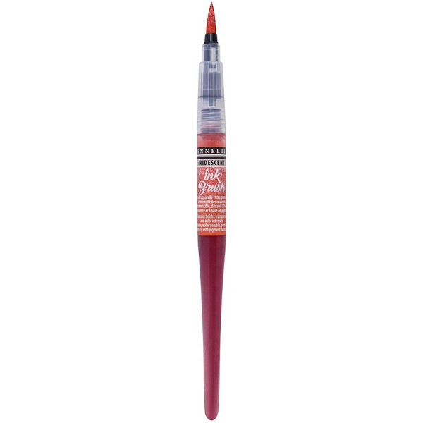 Sennelier Ink Brush synthetic Iridescent Pink Orange