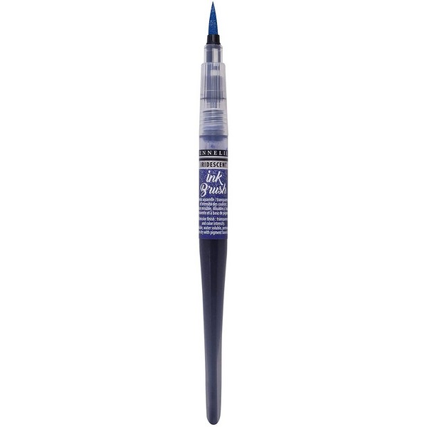 Sennelier Ink Brush synthetic Iridescent Ultramarine Blue