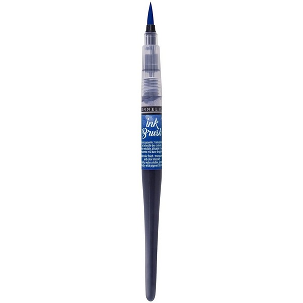 Sennelier Ink Brush synthetic Primary blue