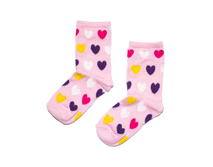 Socks Pink Hearts