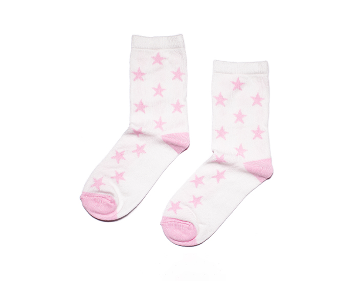 Socks Pink Stars