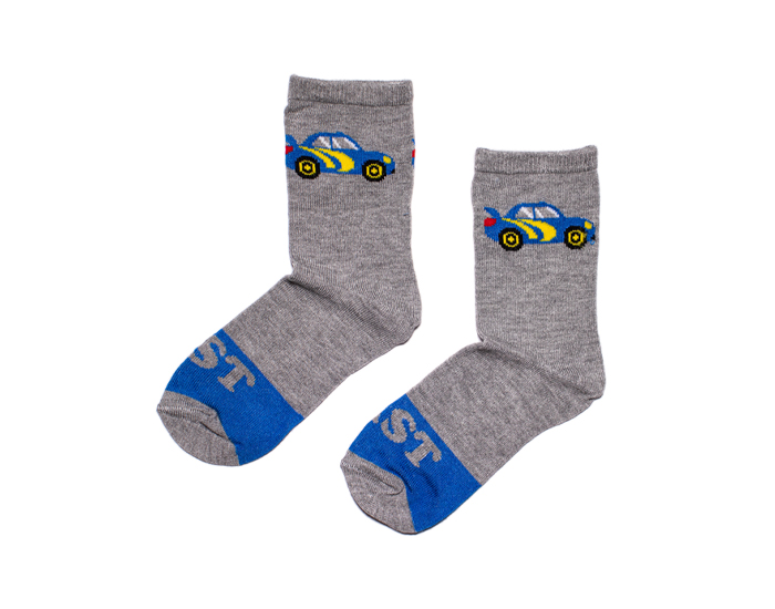 SOCKS BLUE CAR