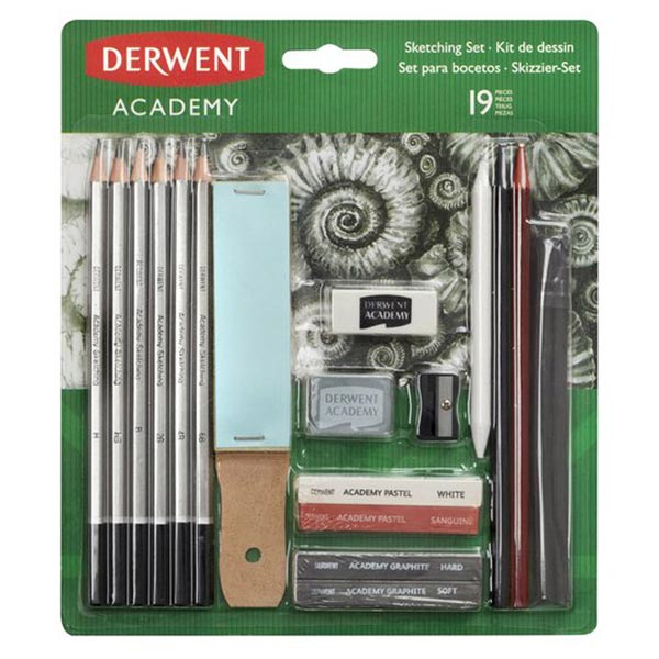 Set za skiciranje Olovka grafitna pk6+pribor Academy Derwent blister 2300365