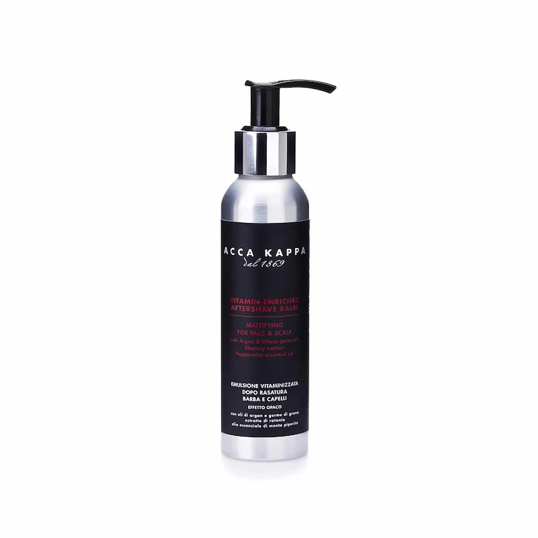 Acca Kappa Barber Shop Vitamin-Enriched AfterShave Balm 125ml – Balzam posle brijanja obogaćen vitaminima
Acca Kappa Barber Shop Vitamin-Enriched AfterShave Balm 125ml – Balzam posle brijanja obo...