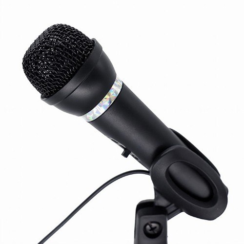 Gembird Kondenzatorski mikrofon sa stalkom 3,5mm, 1,3m, black