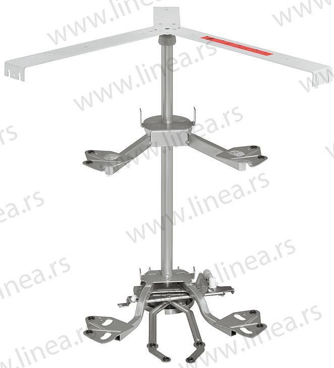 Nosač polica 3/4 za ugaone elemente, za osnovu 800 x 800 mm