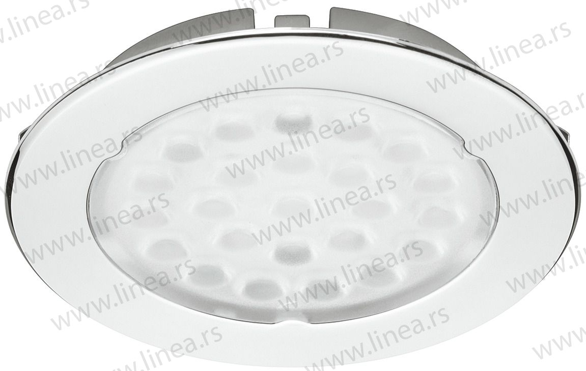 LED 1075, 12V/1,6W, 3200K, hrom