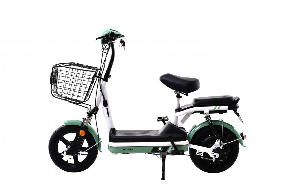 Električni bicikl SKQ-48 crno-zeleni