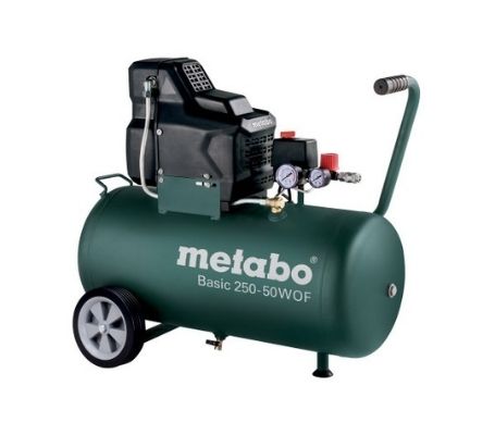 Metabo kompresor 50l 8 bar bezuljni Basic 250-50 W OF