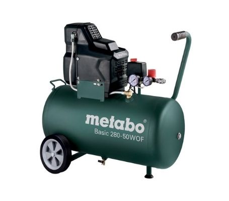 Metabo kompresor 50l 8 bar bezuljni BASIC 280-50 W OF