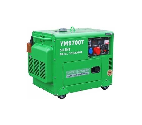 GARDENmaster dizel zvučno izolovani trofazni agregat 7kW YM9700E-3