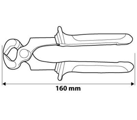 NEO Tools ravna klešta sečice 160mm 01-021