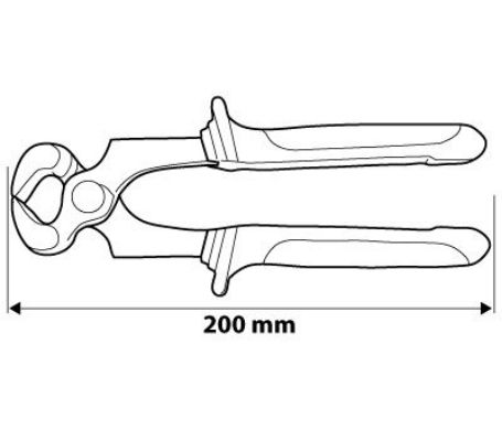 NEO Tools ravna klešta sečice 200mm 01-022