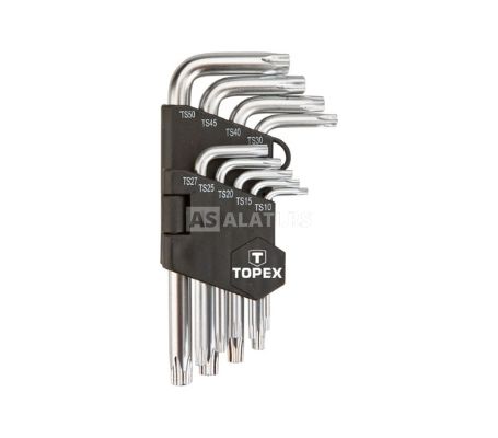 Topex ključ TORX TS10-50 – set 9/1 35D950