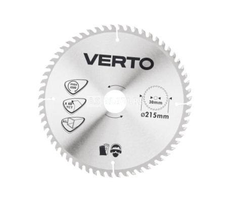 VERTO kružna testera za cirkular (aluminijum) Ø215mm 60 zuba 61H194