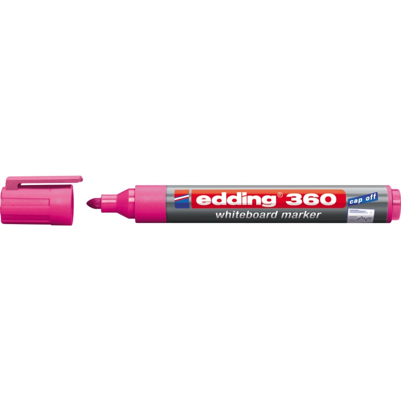 Marker za belu tablu 360 1,5-3mm, zaobljeni Edding roze