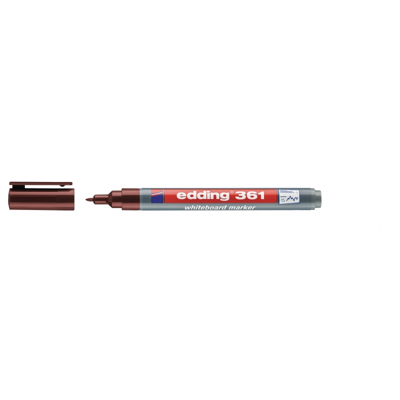 MARKER ZA BELU TABLU 361 1MM EDDING BRAON