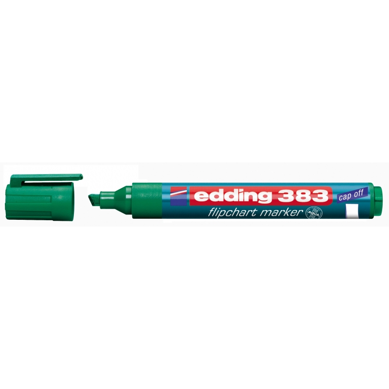 Flipchart marker 383 1-5mm, kosi vrh Edding zelena