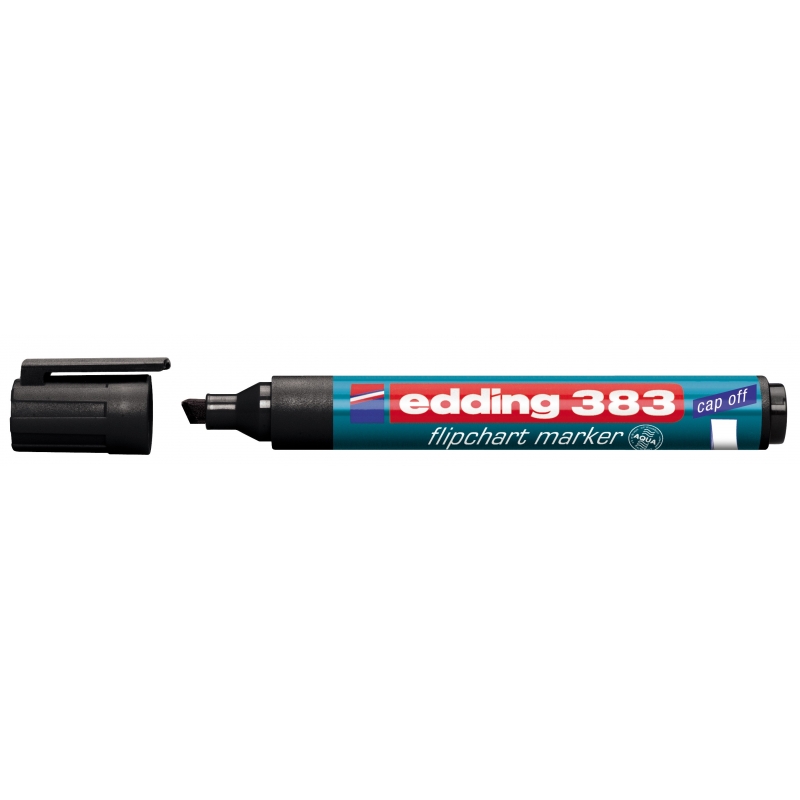 Flipchart marker 383 1-5mm, kosi vrh Edding crna