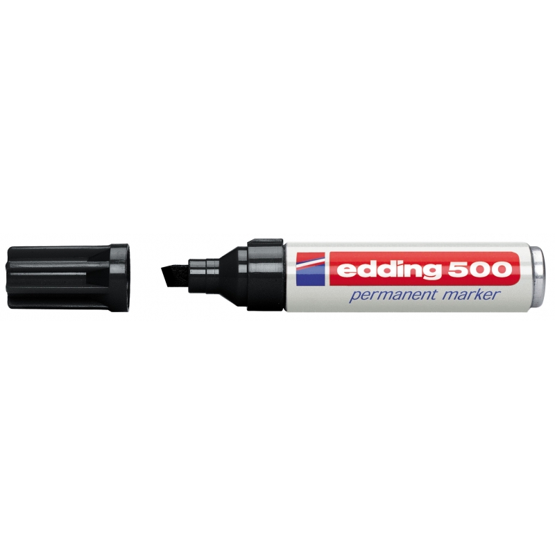 Marker permanent E-500 2-7mm Edding crna