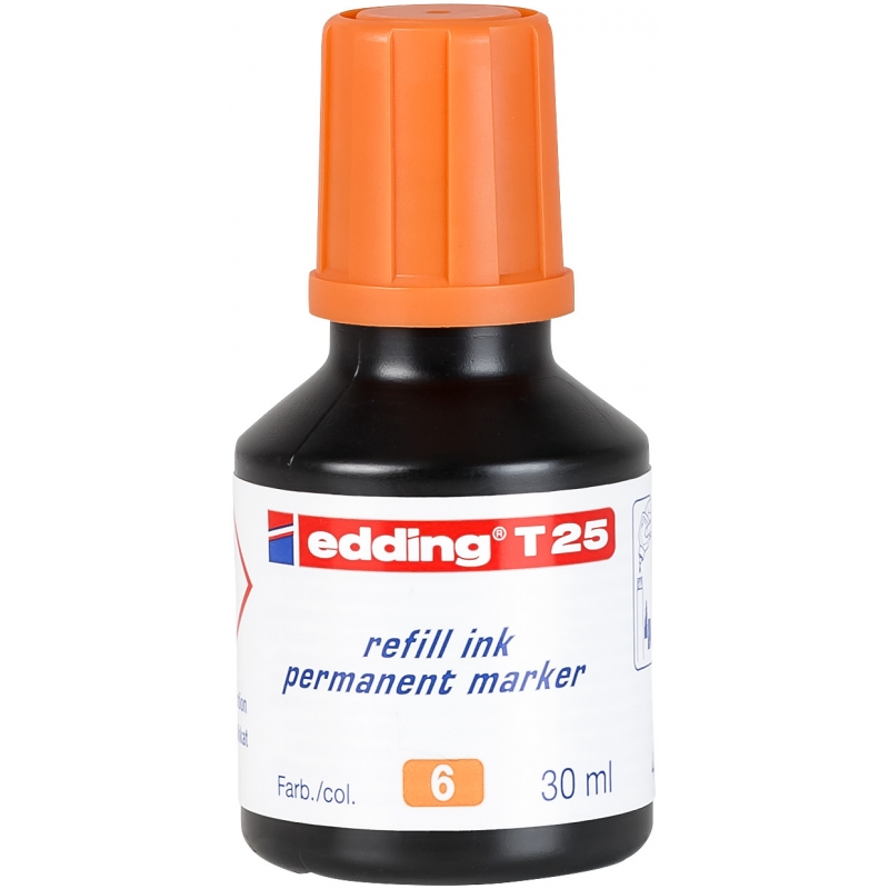 Refil za markere E-T25, 30ml Edding narandžasta
