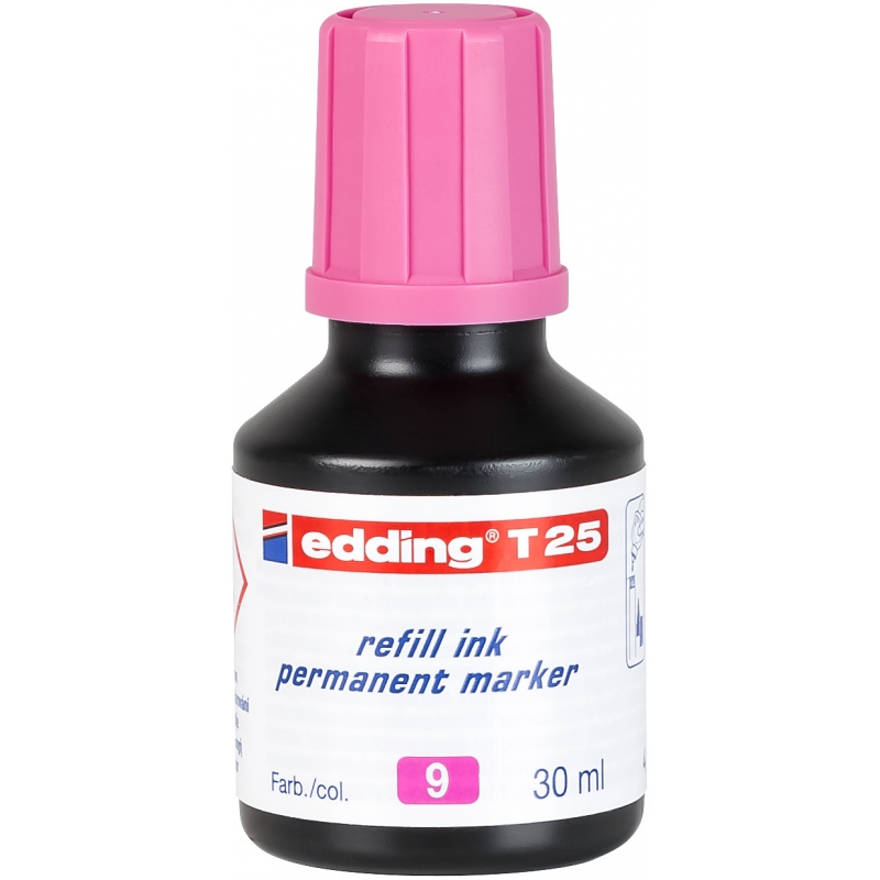 Refil za markere E-T25, 30ml Edding roze