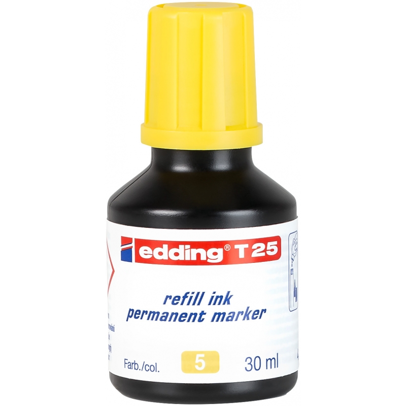 Refil za markere E-T25, 30ml Edding žuta