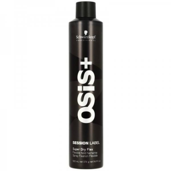Schwarzkopf Profesional Osis+ Session Label Super Dry Flex lak za kosu 500ml