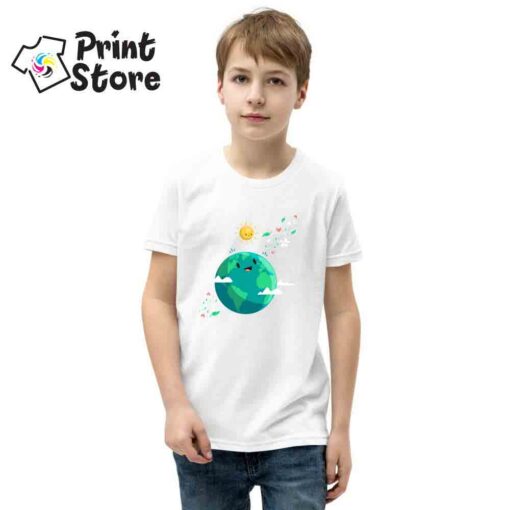 Planeta zemlja i sunce majica za dečake