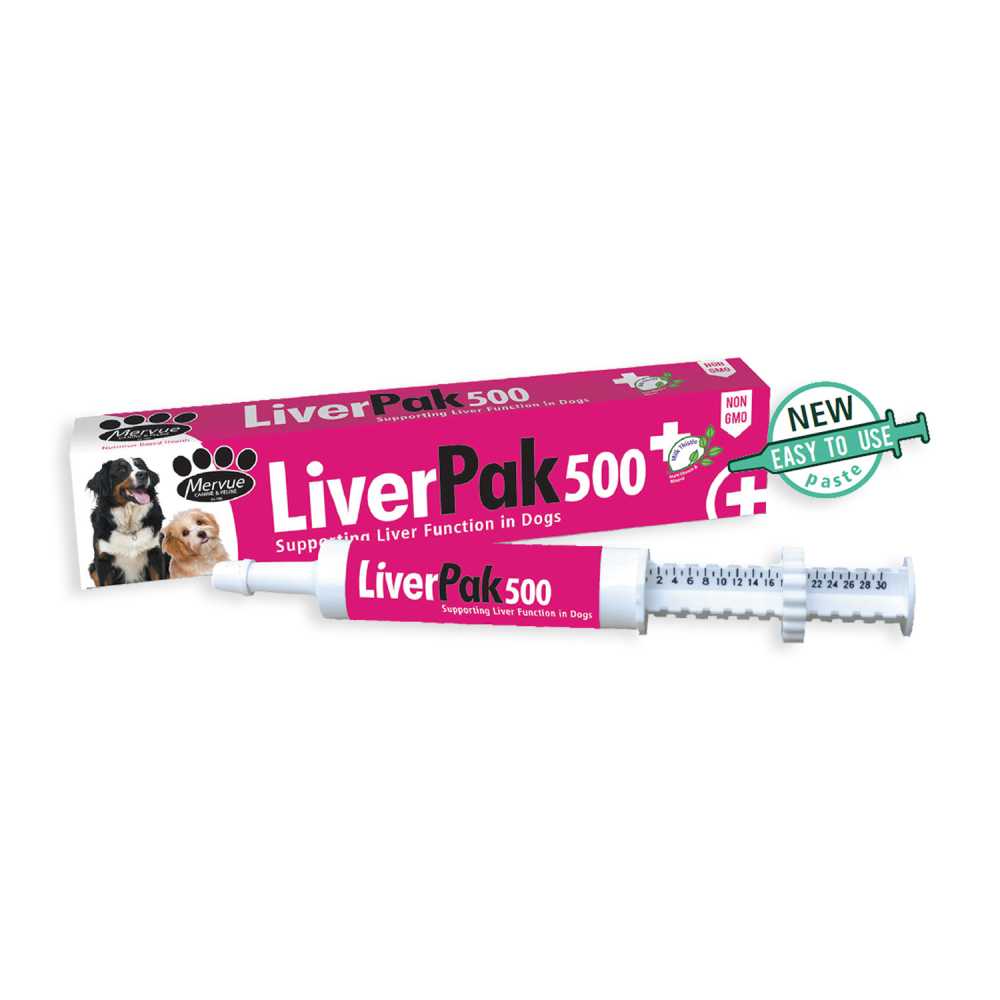 Mervue Liverpack 500 gel za podršku funkciji jetre kod pasa 60ml