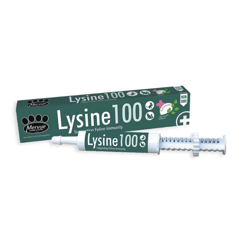 Mervue Lysine 100 gel podršku u kontroli mačijeg herpes virusa 30ml