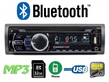 Auto radio mp3,usb,bluetooth, pločica se skida