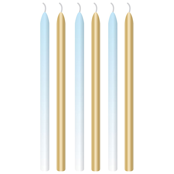 9910307
6 Candles 1st Birthday Blue Ombre