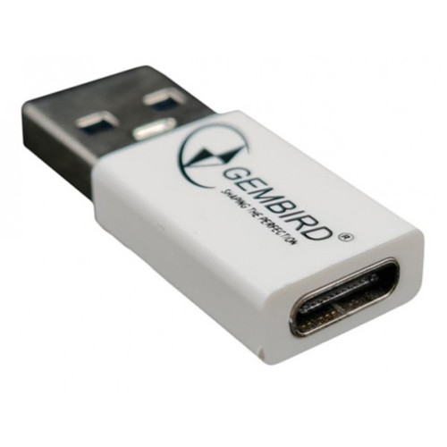Gembird USB 3.1 AM to Type-C female adapter cable, white | CCP-USB3-AMCM-0M