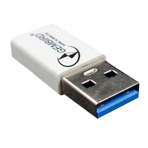 Gembird USB 3.1 AM to Type-C female adapter cable, white | CCP-USB3-AMCM-0M