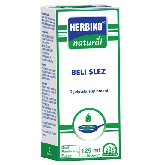 Herbiko Beli slez sirup 125ml