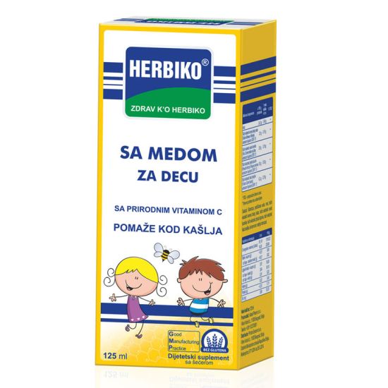 Herbiko sirup za decu sa medom 125 ml