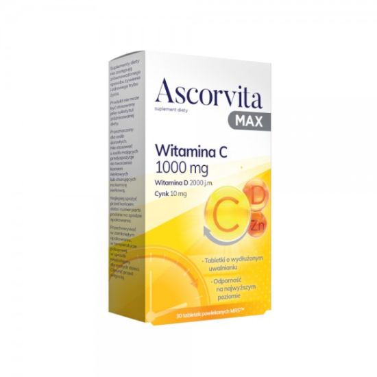 Ascorvita Max, 30 tableta