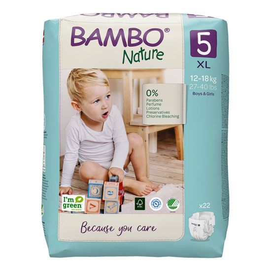 Bambo Nature Eco-Friendly 5 pelene, 22 komada